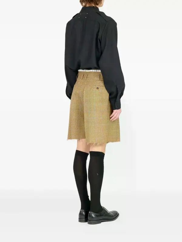 MAISON MARGIELA Check Tailored Shorts