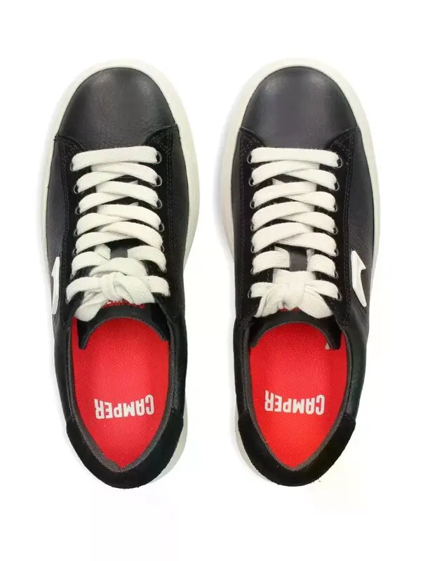 Camper Runner Sneakers With Suede Panelling And Lace-up Fastening