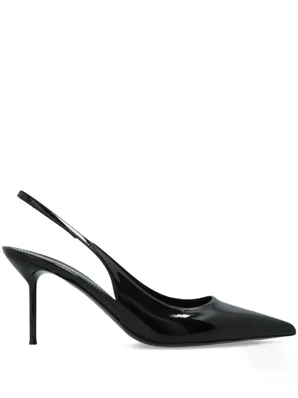 Paris Texas 70mm Lidia Slingback Pumps - Black