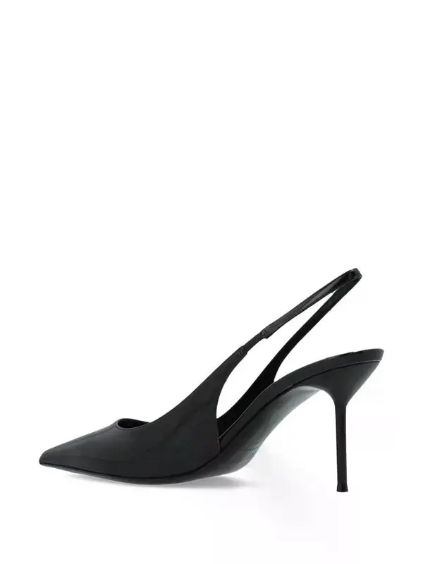 Paris Texas 70mm Lidia Slingback Pumps - Black