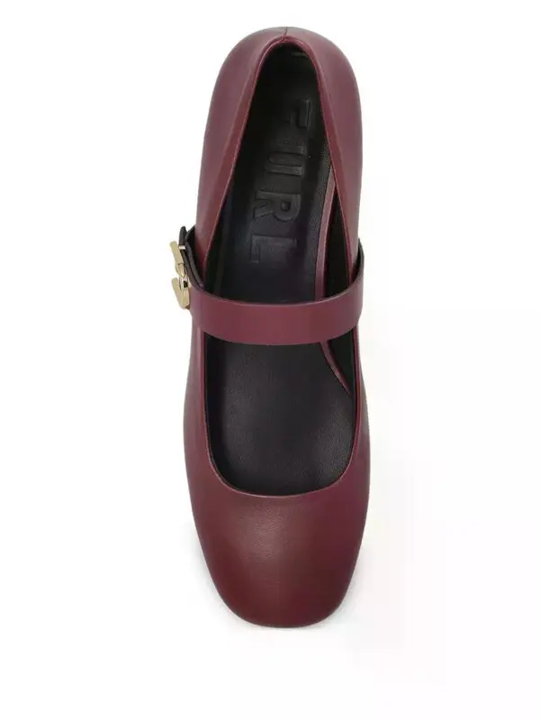 Furla Buckle Strap Ballerina Flats