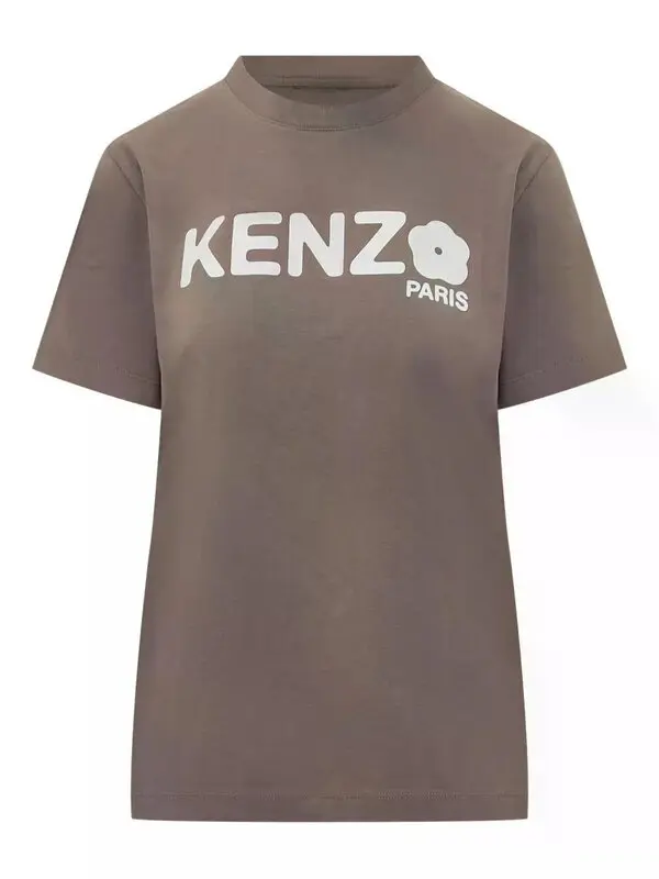 Kenzo Flower Logo T-shirt - Brown