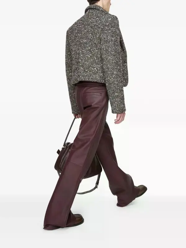 Acne Studios Drawstring Leather Trousers