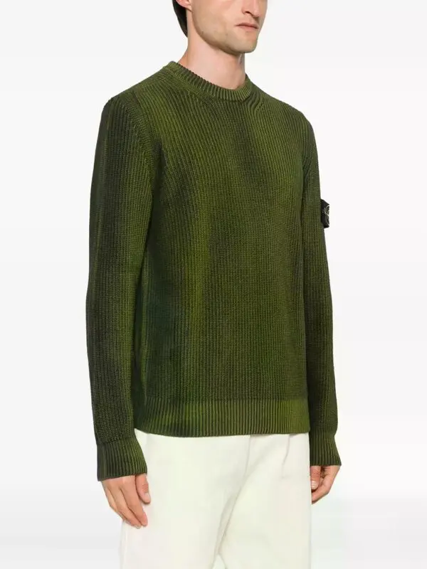 Stone Island Ribbed Crew Neck Sweater