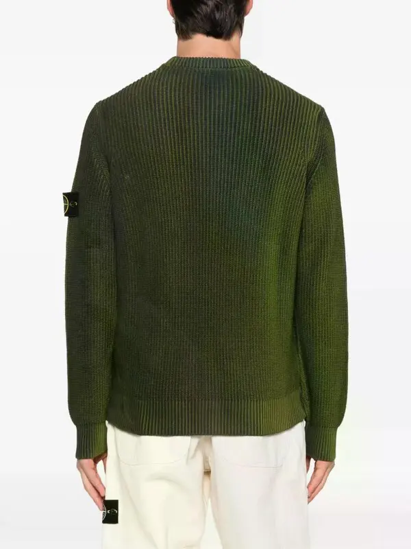 Stone Island Ribbed Crew Neck Sweater