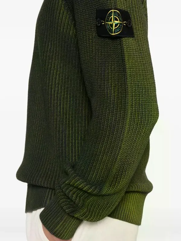 Stone Island Ribbed Crew Neck Sweater