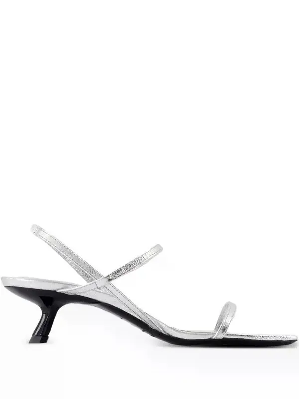 ANINE BING Hilda Leather Ankle-strap Pumps