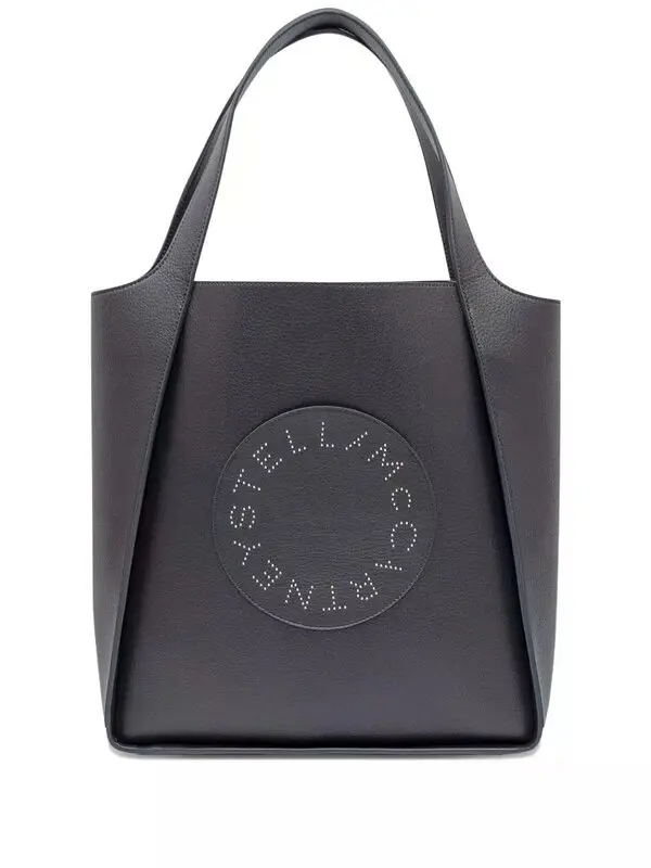 Stella McCartney Logo-plaque Tote Bag - Black