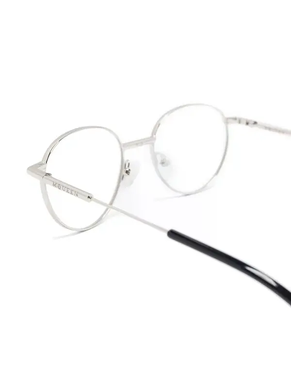 Alexander McQueen Round Frame Glasses