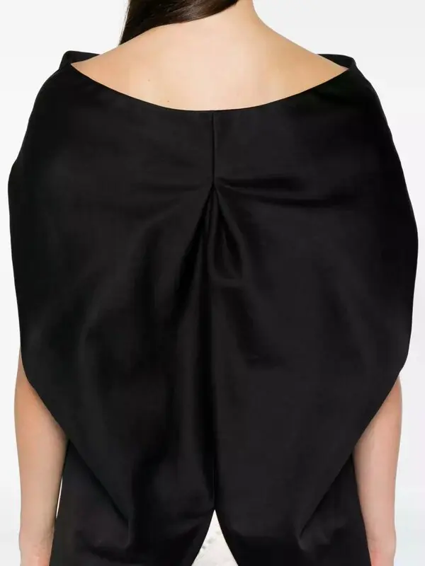 THE ROW Wide-neck Draped Blouse