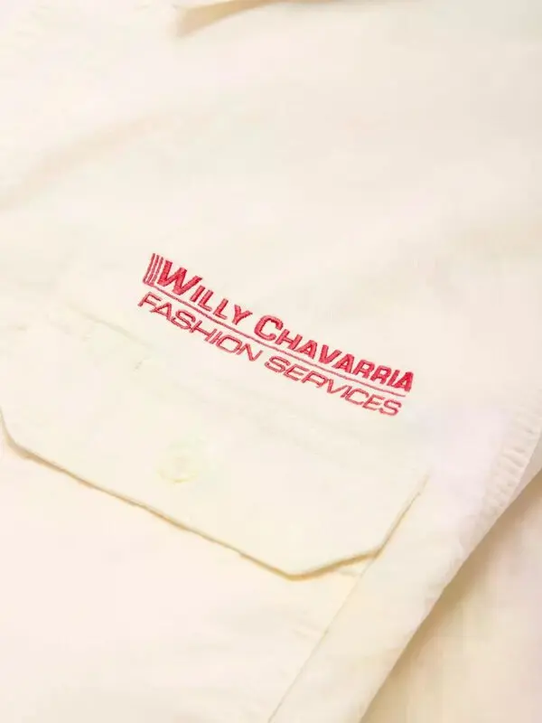 WILLY CHAVARRIA Logo-embroidered Shirt