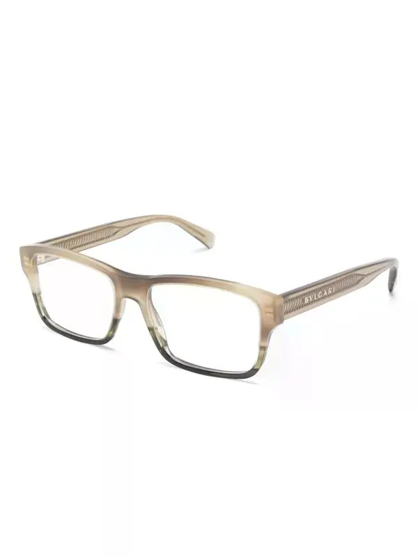 BVLGARI Tubogas Rectangle Eyeglasses