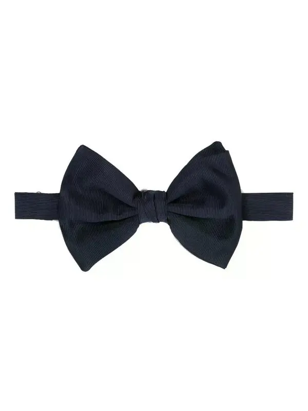 Giorgio Armani Silk Bow Tie - Blue