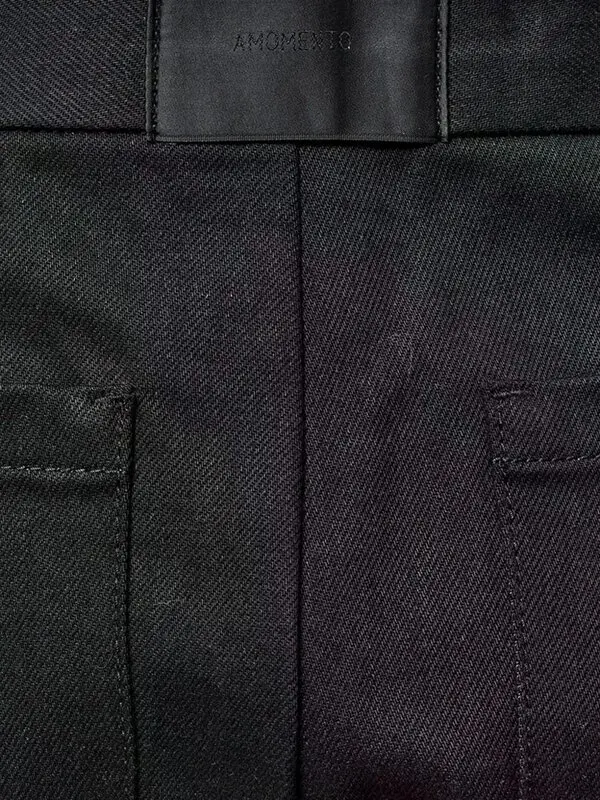 AMOMENTO Tailored High-rise Trousers