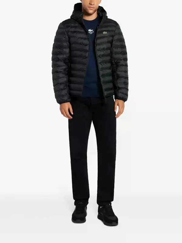 Lacoste Water-repellent Padded Hooded Jacket