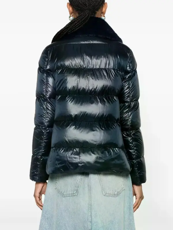 Herno Puffer Jacket With Faux-fur Collar