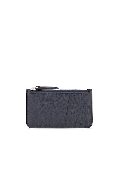 MAISON MARGIELA Zip Card Holder - Navy