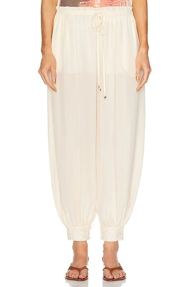 Chloé Silk Balloon Pant