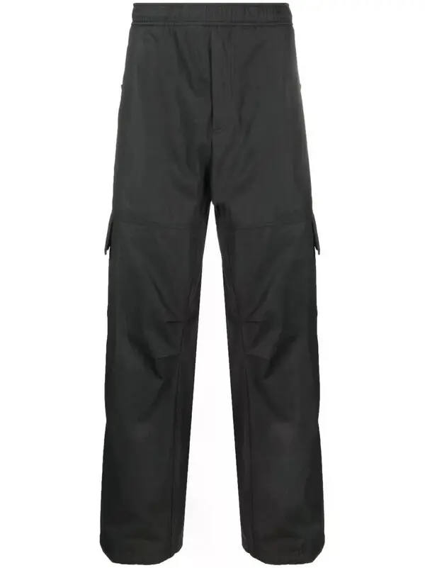 Moncler Logo Patch Cotton Cargo Trousers