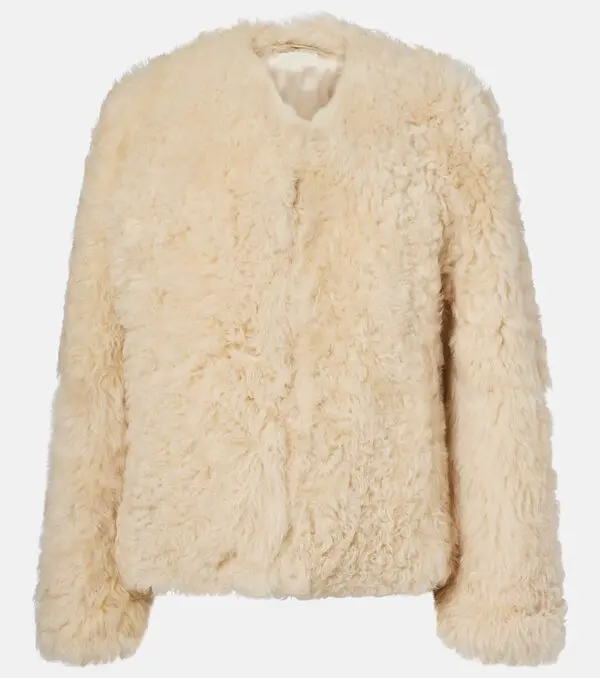 TOM FORD Shearling Jacket - White