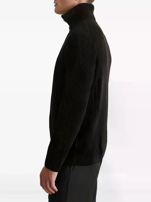 Marc O'polo Ribbed Quarter-zip Sweater