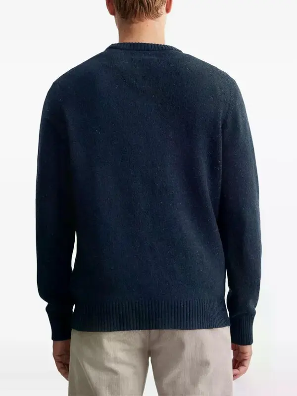 Marc O'polo Textured Crew Neck Long Sleeve Sweater