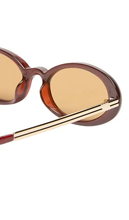 Le Specs Magnifique Oval Sunglasses