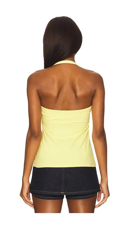 Susana Monaco Halter Top - Lemon