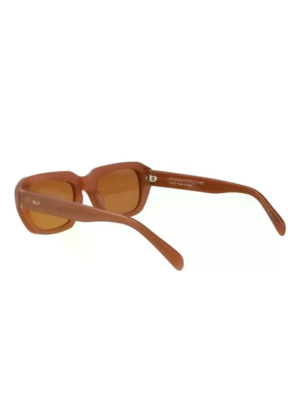 RETROSUPERFUTURE Miles Rectangle Sunglasses - Orange