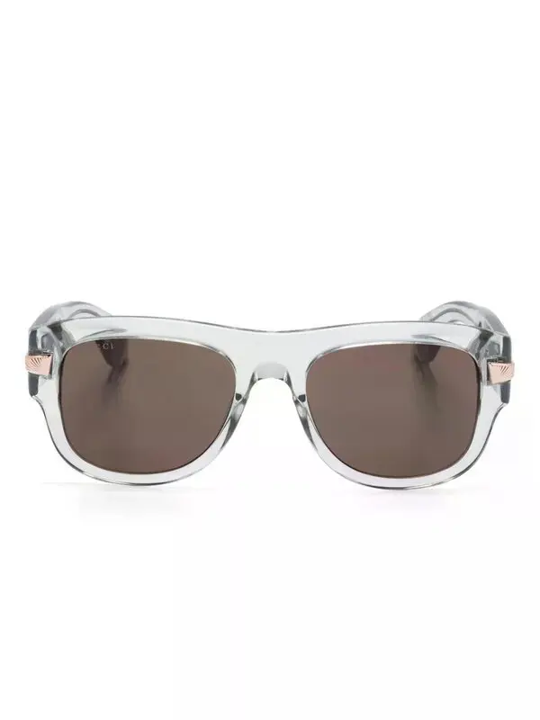 Gucci Square Frame Sunglasses - Grey