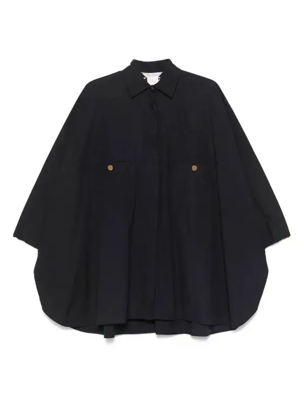 Max Mara Poplin Shirt - Blue
