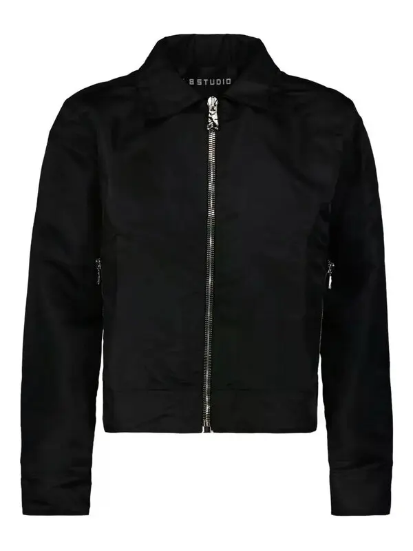 L8 STUDIO Zip-fastening Jacket With Buttoned Cuffs