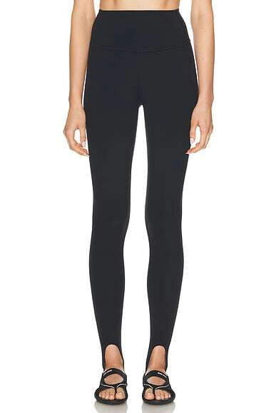 Splits59 River High Waist Airweight Stirrup Legging - Black