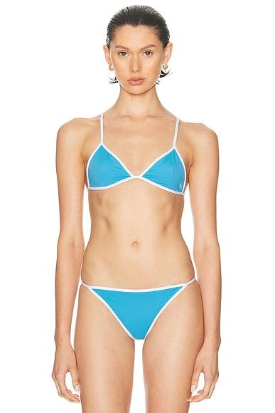 Sporty & Rich Kate Bikini Top - Juniper