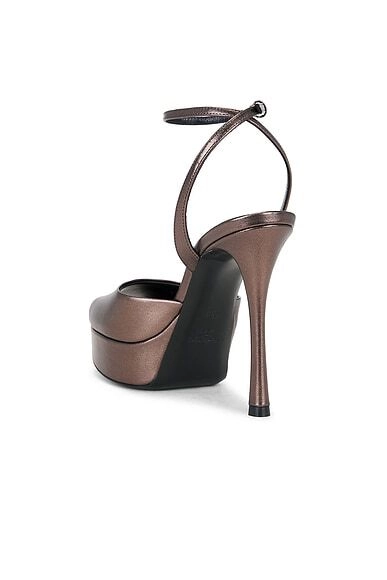 Saint Laurent La Scandale Platform Sandal