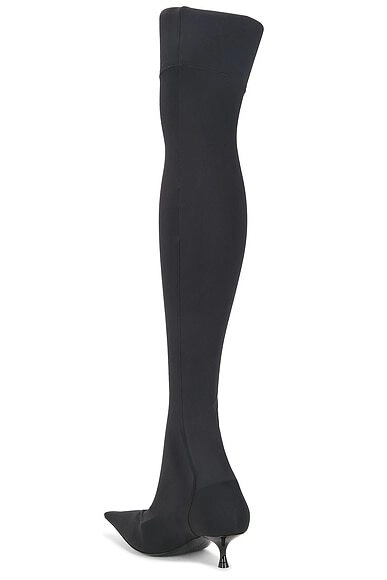 Victoria Beckham Jersey Thigh High Boots