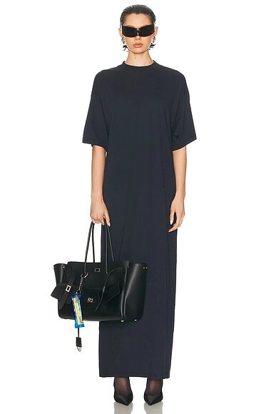 Balenciaga Cocoon Maxi Dress - Faded Black