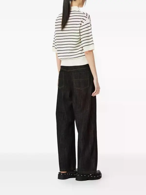 STUDIO TOMBOY Pleated Wide-leg Trousers