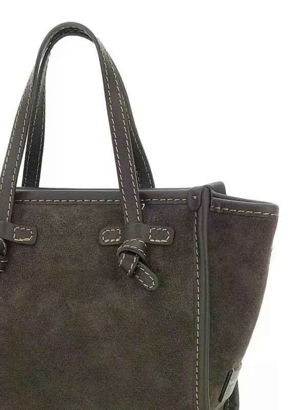 MARCELLA CLUB Suede Tote Bag - Brown
