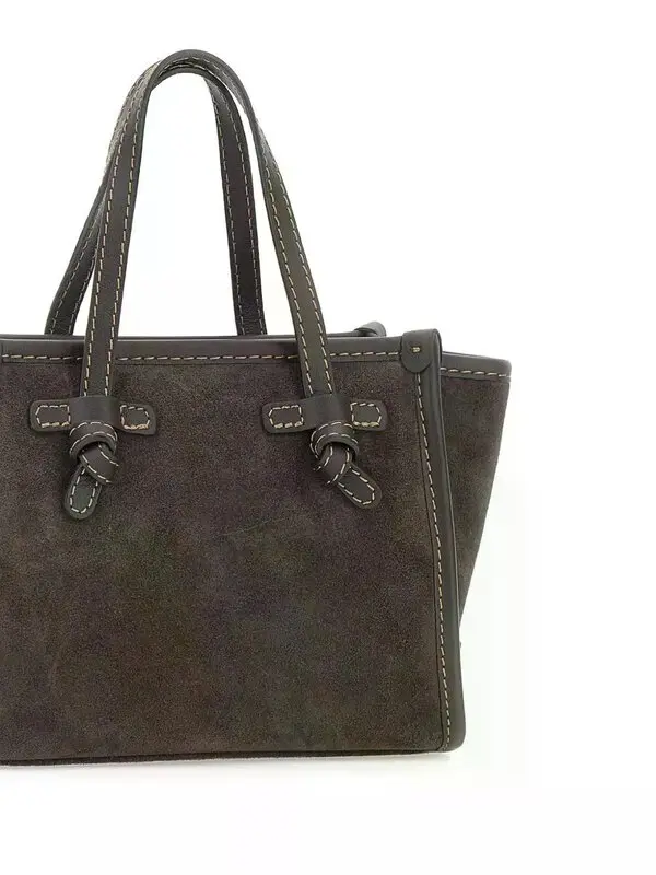 MARCELLA CLUB Suede Tote Bag - Brown