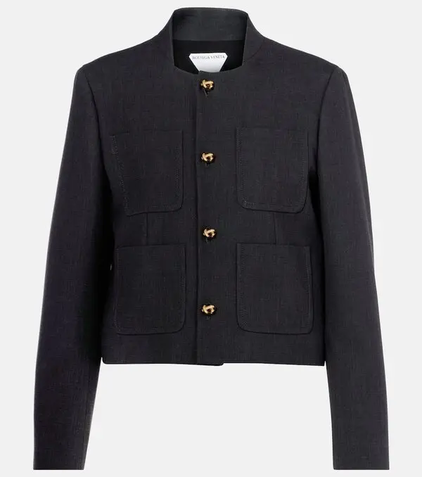 Bottega Veneta Knot Jacket - Grey