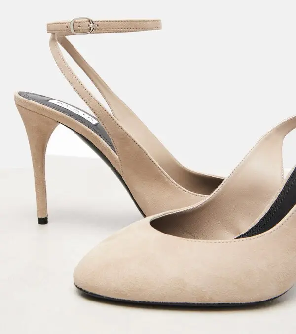 Alaïa Decollete 90 Suede Pumps