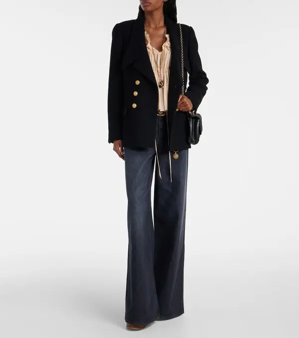 Chloé Wool-blend Boucle Jacket