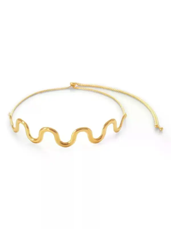 HZMER JEWELLERY Polished Choker - Gold