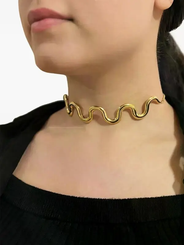HZMER JEWELLERY Polished Choker