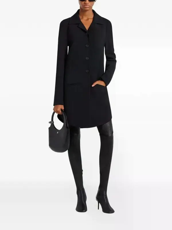 COURREGES Tailored Button-front Coat