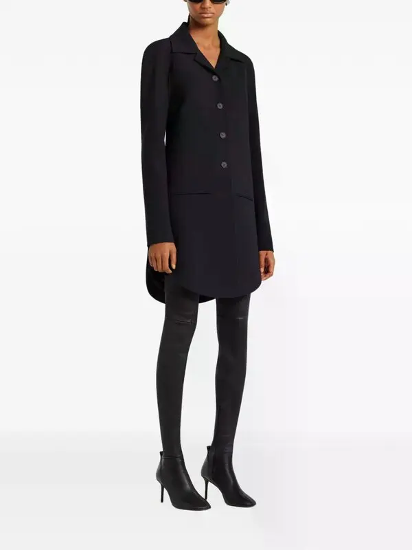 COURREGES Tailored Button-front Coat