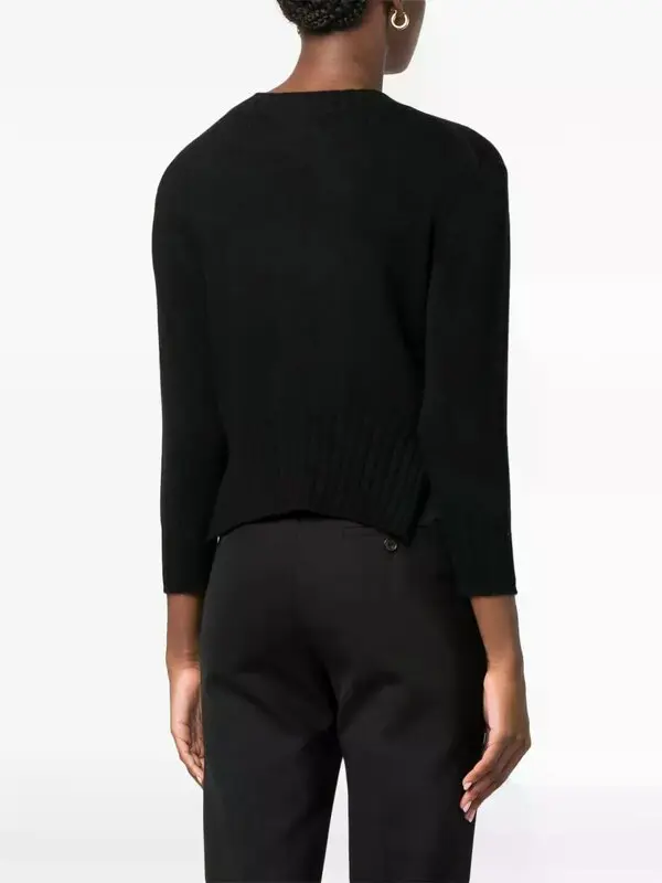 Loulou De Saison Three-quarter Cashmere Jumper