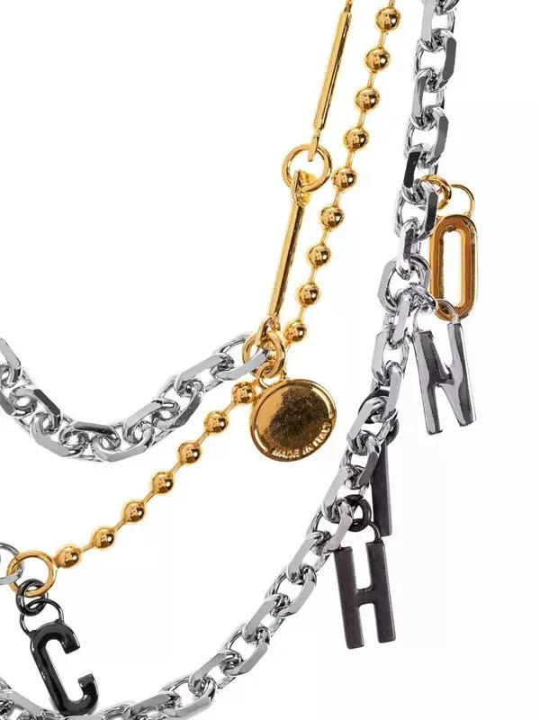 Moschino Pendant-embellished Chain-link Necklace