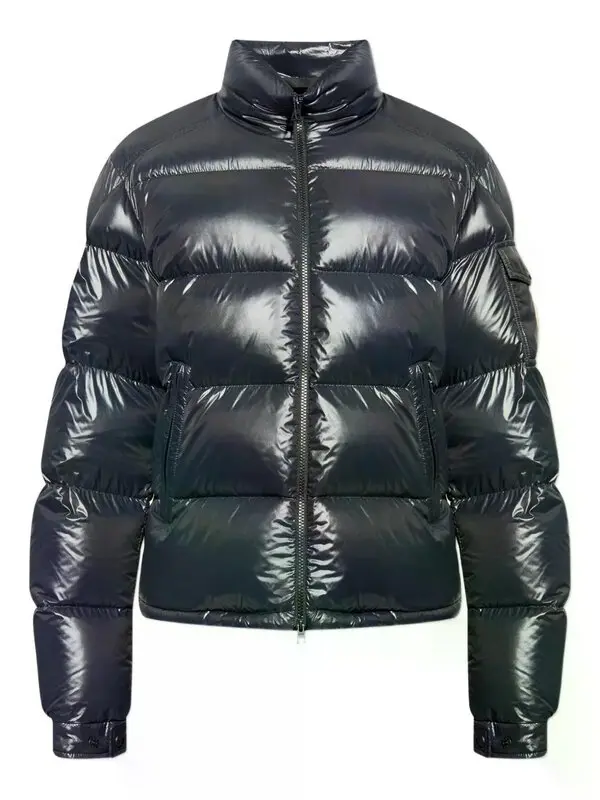 Moncler Levitha Quilted High Neck Jacket - Black